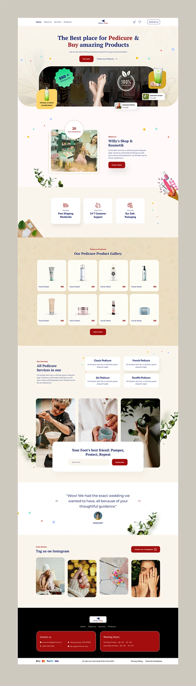 Pedicure Shop -01 by Syed Raju on Dribbble-花瓣网