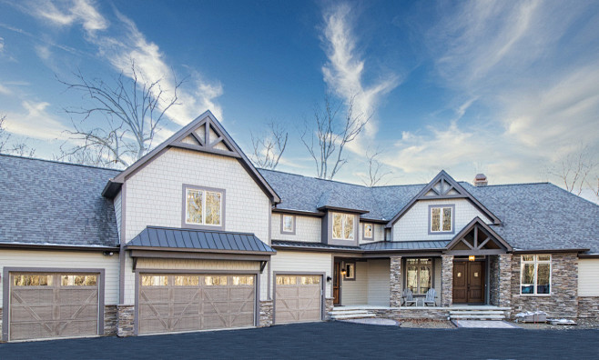 transitional-rustic-custom-home-front-exterior-aerial-payne-and-payne ...