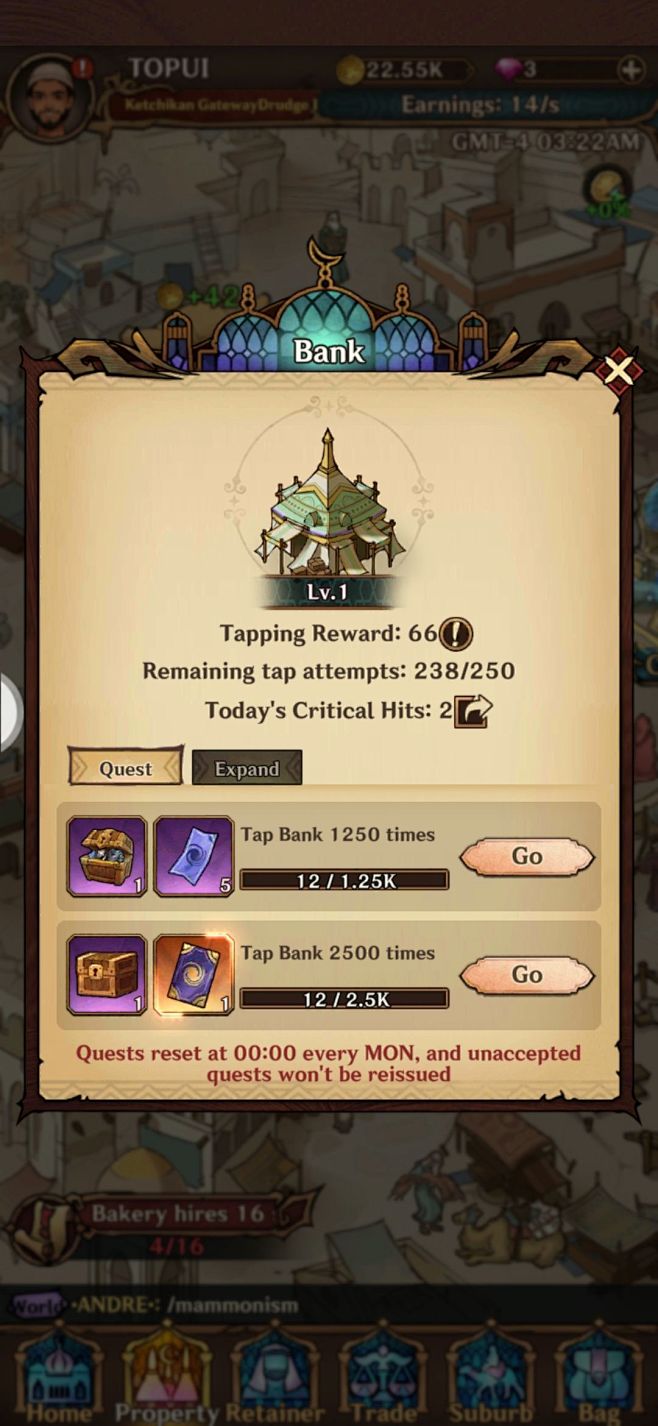 Golden Bazaar Game of Tycoon