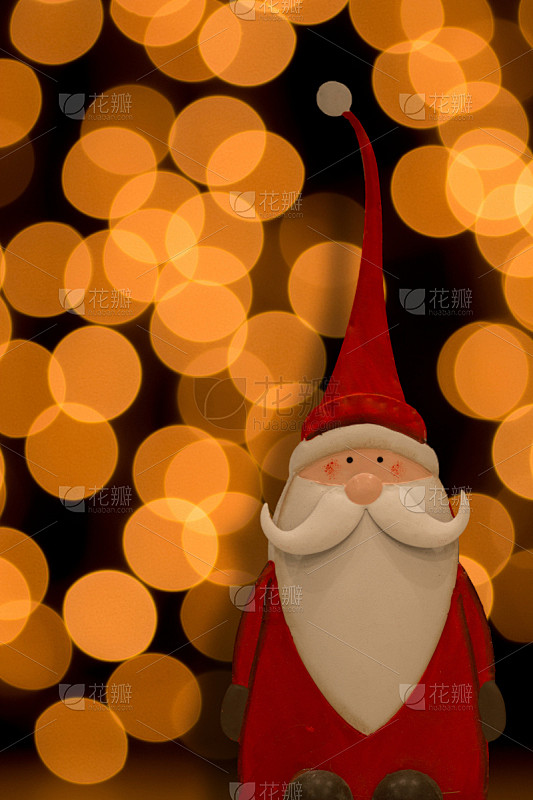 圆形,圣诞老人,背景,金色,垂直画幅,散焦,电灯泡,抽象,红色