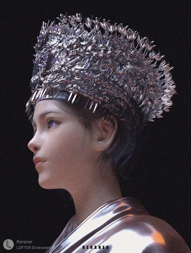 Reraner用c4d和ps设计的图。