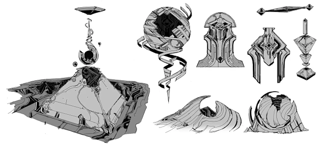 Ixtal early world building explorations -花瓣网
