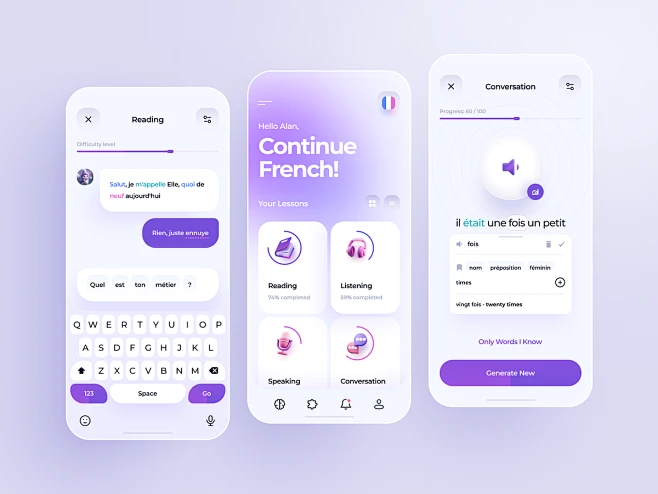 AI Learning Language App ai ai app app application artificial ...
