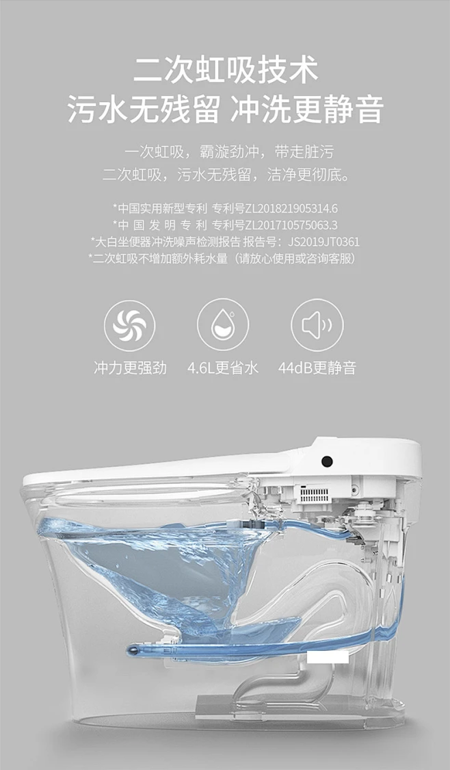 大白智能马桶一体式虹吸式全自动冲洗冲水座便电动家用加热坐便器-tmall.com天猫-花瓣网