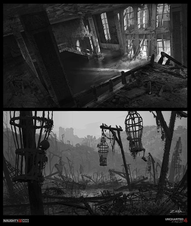 场景构图黑白构成画面构成黑白稿来自cgbook.cn (316)