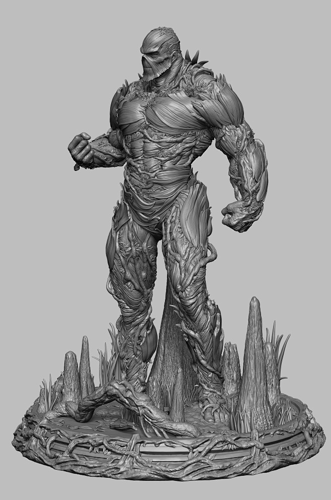 ArtStation - Prime 1 Studio - Swamp Thing 13 scale, Jesse Sandifer (4)