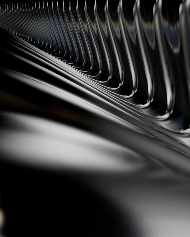 Abstract waves Behance (4)-花瓣网