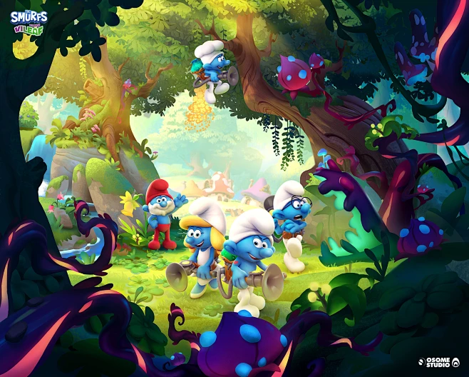 The Smurfs-花瓣网
