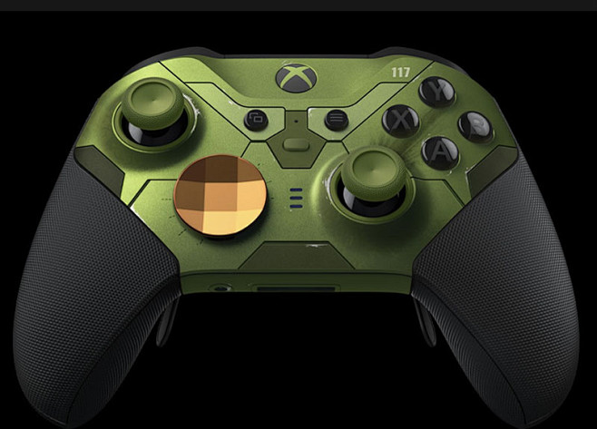 微软Xbox X/One 精英光环无限系列2限量版 Halo Infinite无线手柄-淘宝网
