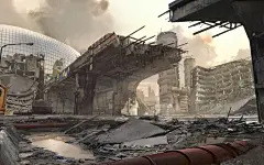 末日废墟插图图片大全-末日废墟插图高清好看的图片--花瓣草莓vivi的画板