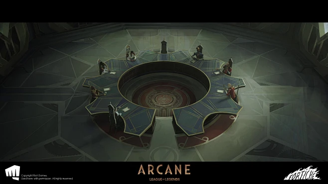 ARCANE - Council Room - 3D Environment-花瓣网