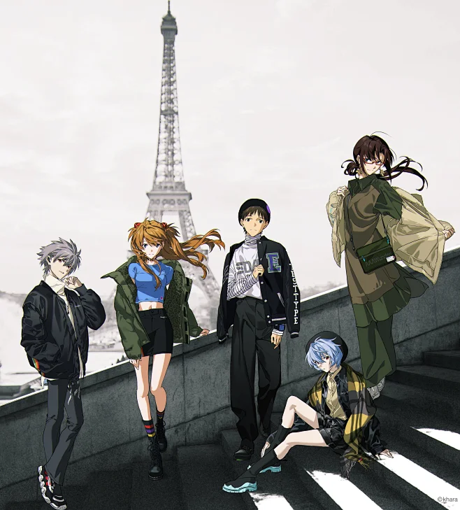 米山舞 × eva 2022新插图 -花瓣网