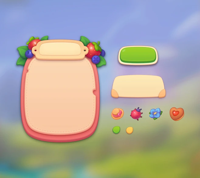 cute UI design-花瓣网