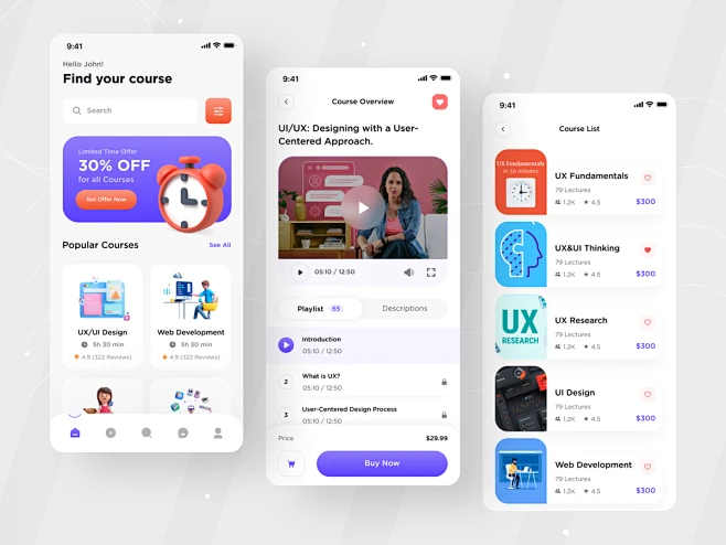 Education App - ITO Team 3d app courses e-learning education education ...