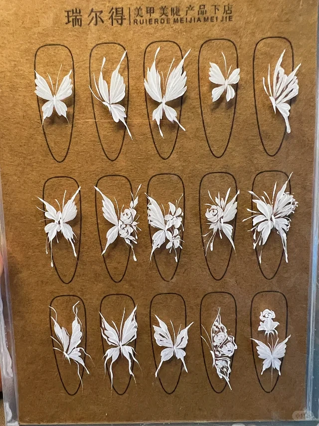 美甲手绘花卉 - 小红书搜索-花瓣网