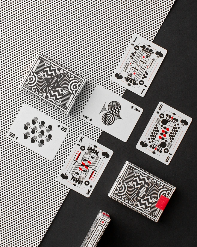 ILLUSTRATION packaging design Playing Cards graphic design cardistry ...