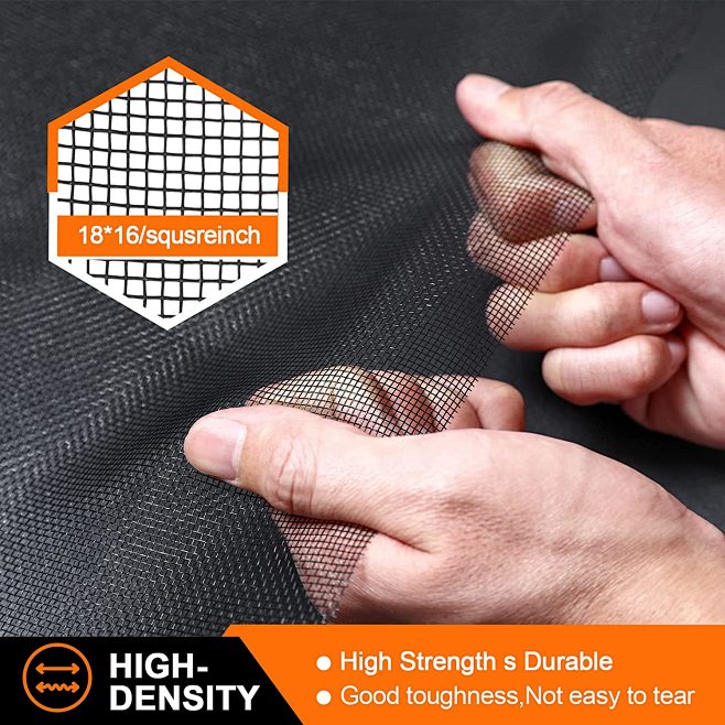 Land Guard Fiberglass Screen Mesh and Roll Window Screen Door Mesh ...