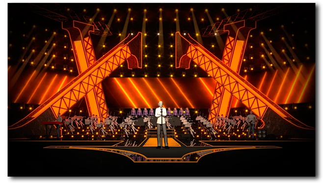 concert Event light design music Render rock scenography Show Stage ...