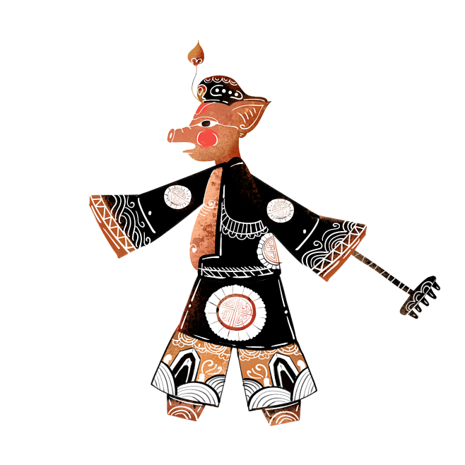 皮影戏元素 (41)-花瓣网