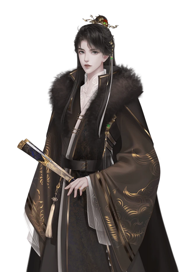 古风立绘男02 (687).png-花瓣网