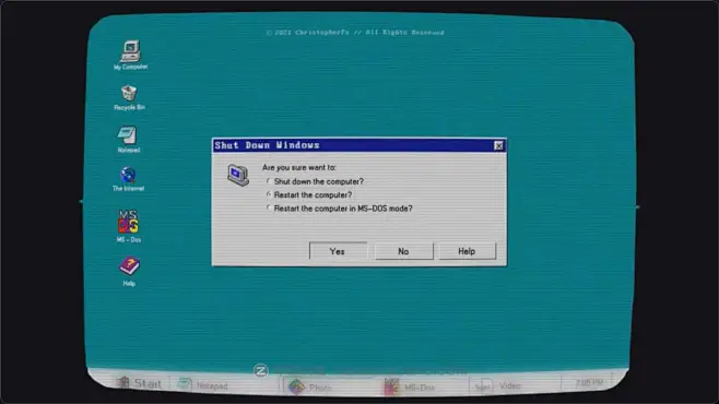 AE模板 复古计算机系统Windows 95风格弹窗元素动画 Retro Intro Windows 95 Style插图4-花瓣网