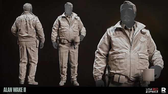 Alan Wake II - Story Characters Outfit-花瓣网
