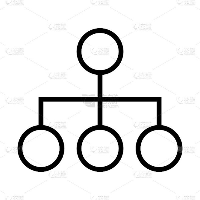 组织图标，团队合作，人们一起工作，伙伴关系符号，矢量插图孤立的网页