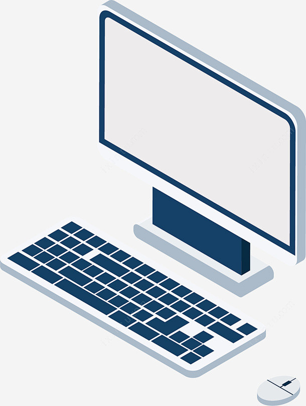 矢量图台式计算机ai免抠素材_新图网 https://ixintu.com 矢量图 显示屏 键盘 计算机 电脑 卡通 办公用品