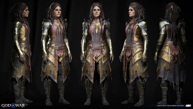 God of War Ragnarok - Freya Valkyrie set-花瓣网