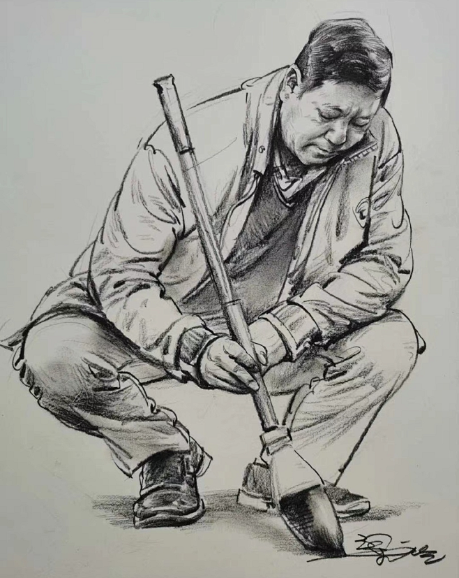 手绘人物速写临摹参考 . 图 梁生 . 广州美术学院毕业 ##美术生_远伦 : 遇见艺术#美术生#艺考#远伦教育…