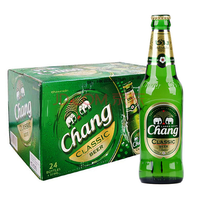 泰象啤酒 泰国大象啤酒 泰国进口啤酒 Chang beer 双象啤酒大象 12瓶 泰象啤酒【图片 价格 品牌 报价】-京东