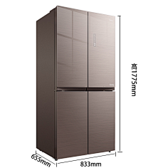 BCD-442WGPM(E)-花瓣网|陪你做生活的设计师 | 箱玻璃面板铂金净味变频节能风冷无霜家用电冰箱BCD-442WGPM(E)