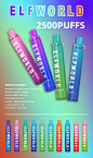 ELFWORLD CAKY 7000 RECHARGEABLE DISPOSABLE VAPE POD DEVICE WHOLESALE (7000 PUFFS)
