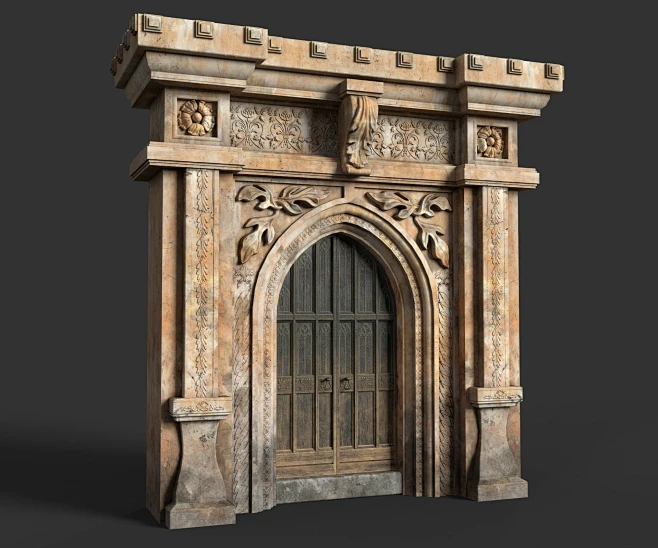 Wooden Planks and Beams, Anna Zhdanova : Sculpted in Zbrush, retopo and ...