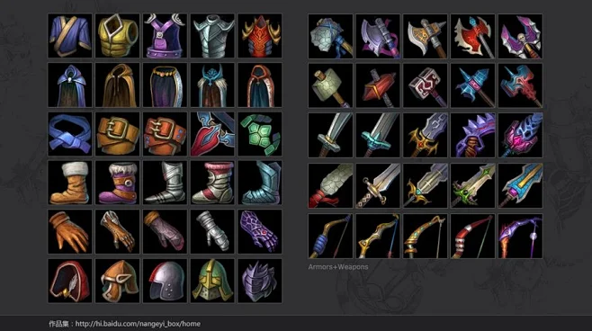 游戏武器ICON图标-花瓣网