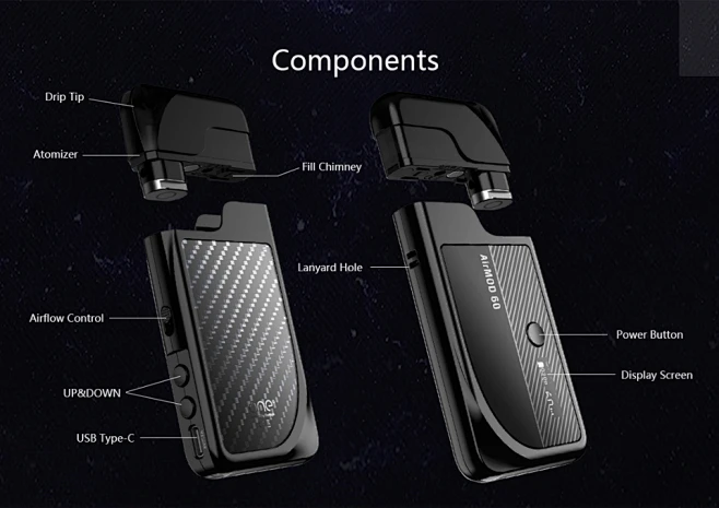 OneVape AirMOD 60 Pod Kit 1500mAh : The OneVape AirMOD 60 Pod System ...