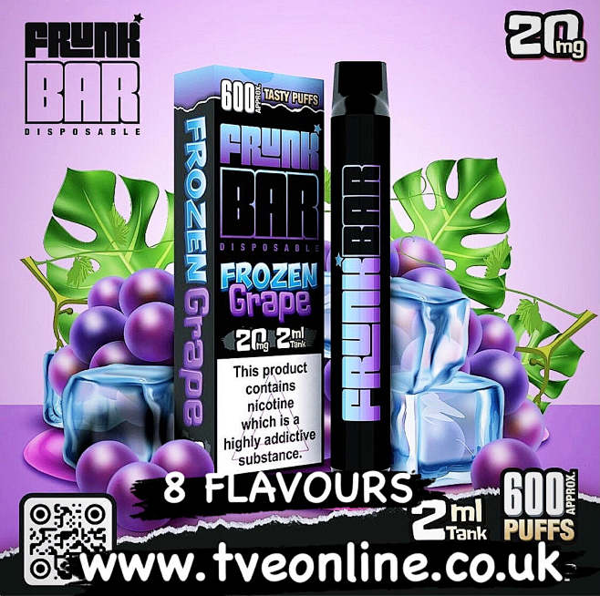 Frunk Bar Disposal 600 Puffs – The Vape Escape_yftjkl