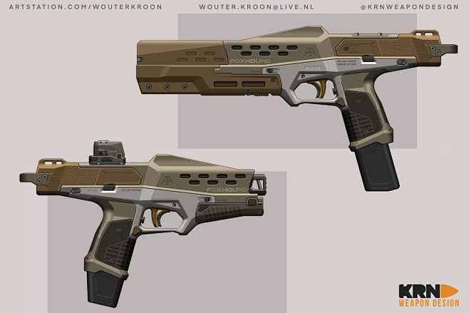 Atlas Arms - Foxhound pistol-花瓣网