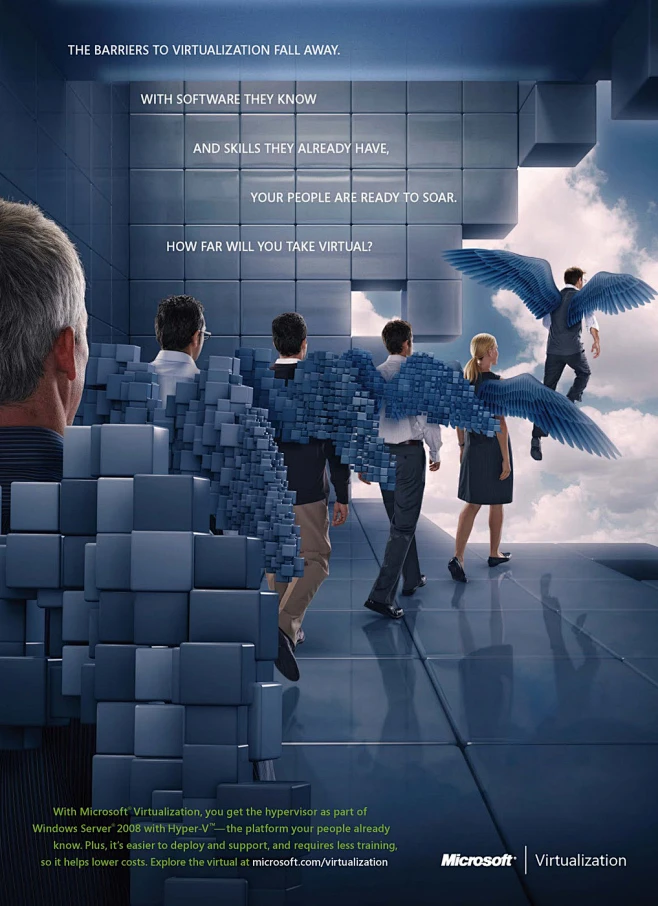 Microsoft Print Ad - Wings-花瓣网