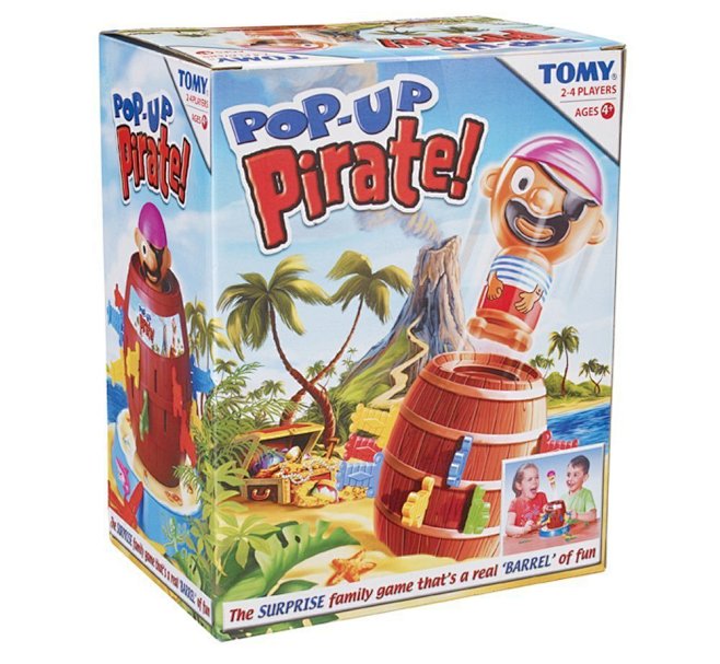 Amazon.com: Tomy Pop-Up Pirate Game: Toys & Games