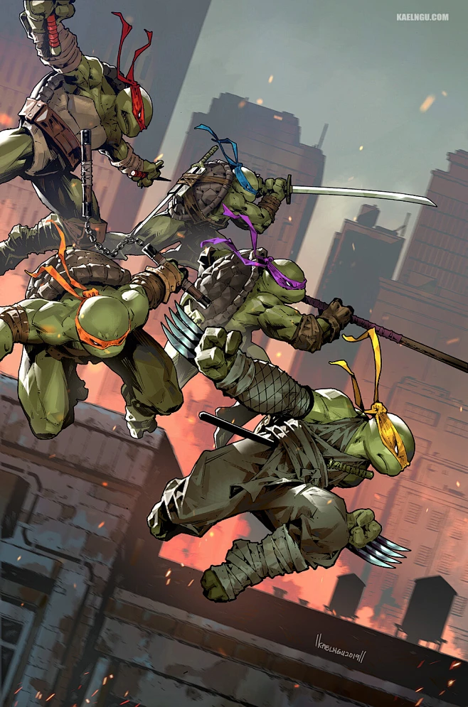 Teenage Mutant Ninja Turtle #97, Kael Ngu : Very excited to reveal my ...