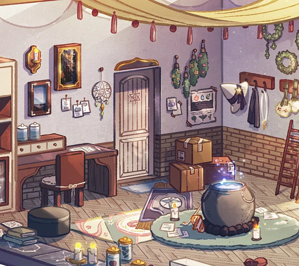 部屋15 / 魔法使いの部屋 - Pixivel