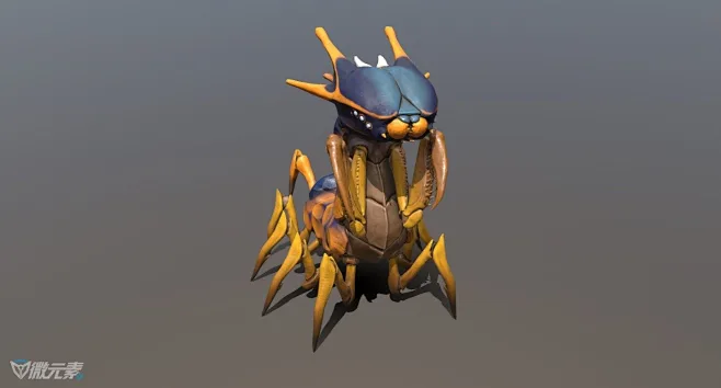 Centitaur - Giant Insect 巨型昆虫蜈蚣-怪物/生物模型-微元素 - Element3ds.com!-花瓣网