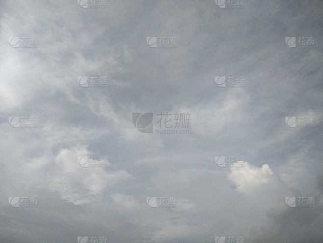 印度季风的黑暗天空