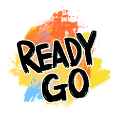 ready go准备出发涂鸦英文装饰字-花瓣网
