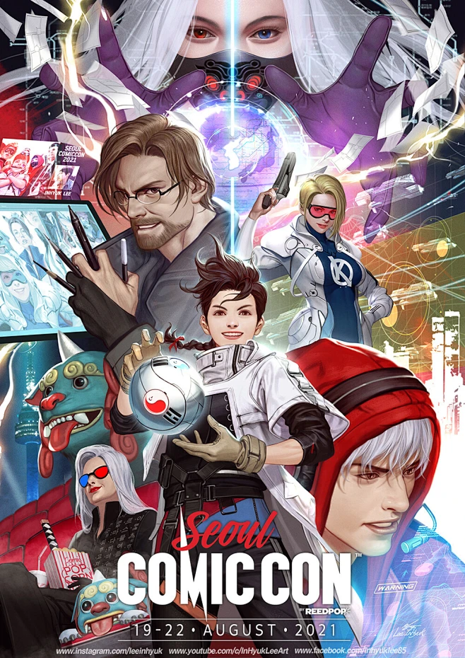 2021 Seoul Comic Con poster : https://www.instagram.com/p/CHfYRith8yx/-花瓣网