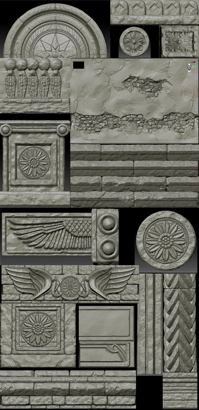 Zbrush_Pattern_Sculpting_02-花瓣网