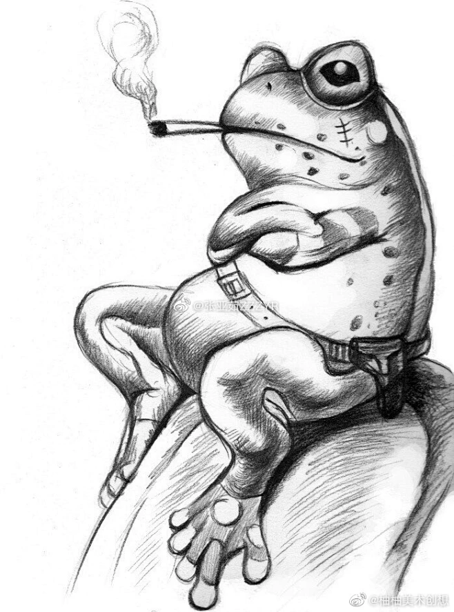 儿童简单创意素描图片_素描图片素材-花瓣网