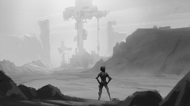 场景构图黑白构成画面构成黑白稿来自cgbook.cn (610)