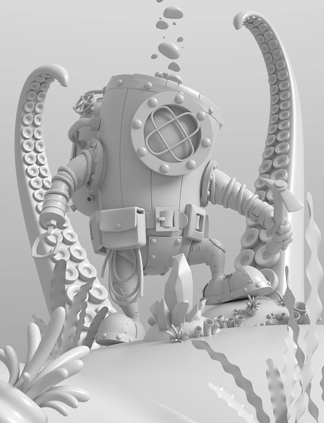 modeling/render -花瓣网